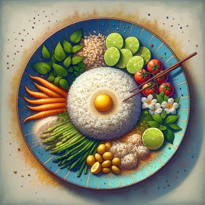 1k Rice Dish: Authentic Vietnamese Cuisine | Restaurant Name | AI Art ...