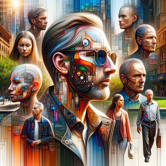 Diverse Human Representation in Urban Setting | AI Art Generator | Easy ...