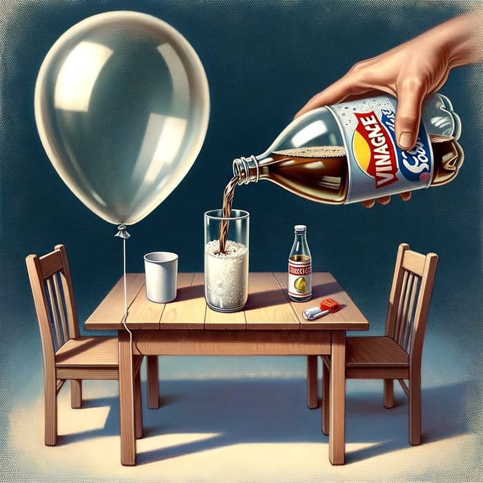 DIY Science Experiment: Vinegar Balloon Inflation Reaction | AI Art ...