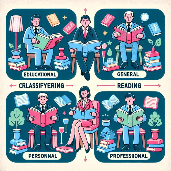 Reading Text Classification: Educational, General, Personal, Professional | AI Art Generator ...