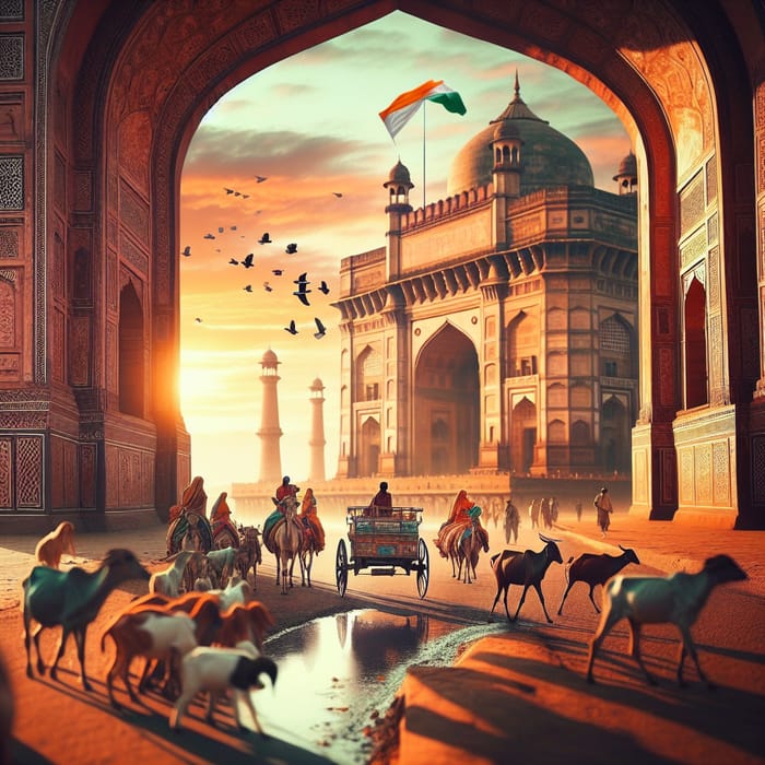 Explore the Allure of Incredible India | AI Art Generator | Easy-Peasy.AI