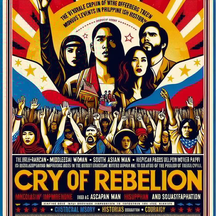 Cry of Rebellion - Vintage Cinema Poster for Philippine History ...