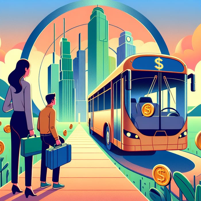 Journey to Financial Prosperity | AI Art Generator | Easy-Peasy.AI