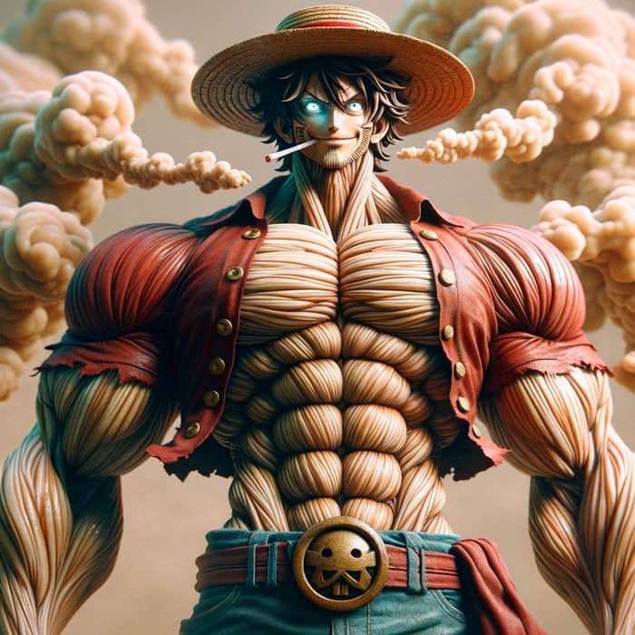 Ultimate Power Unleashed by Luffy's Fifth Gear | AI Art Generator ...