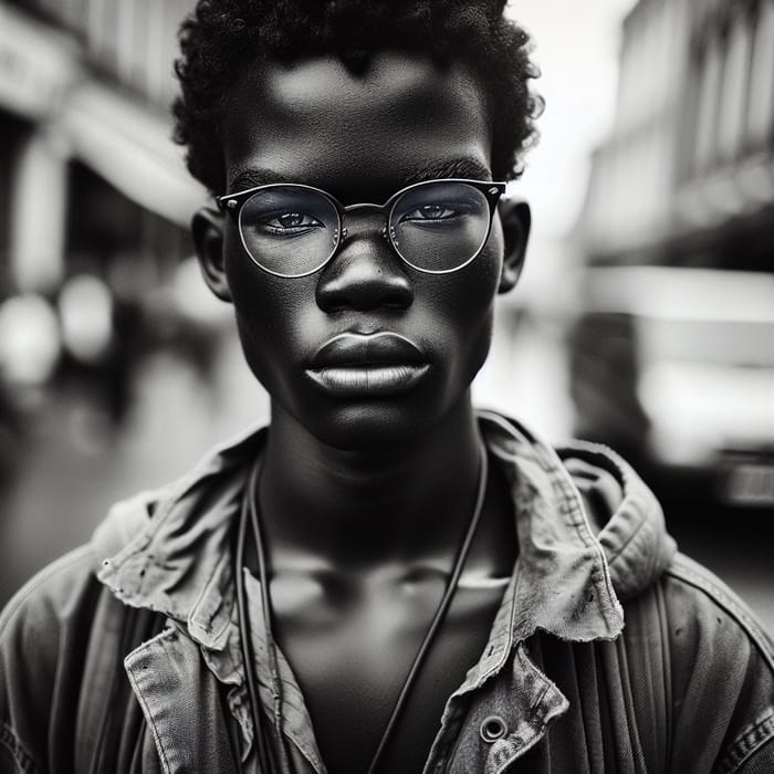 Raw Street Portrait Photography - Distinctive Young Man in Ilford HP5 ...