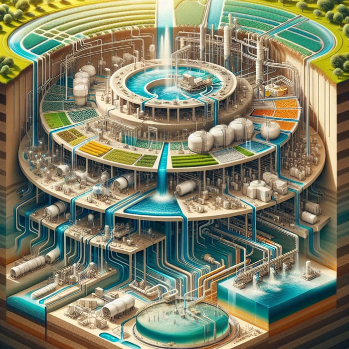 Advanced Underground Water Treatment System | AI Art Generator | Easy ...
