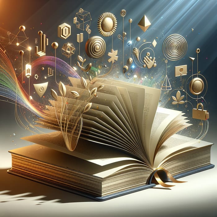 Minimalist Symbols in Visual Book Summary | AI Art Generator | Easy ...