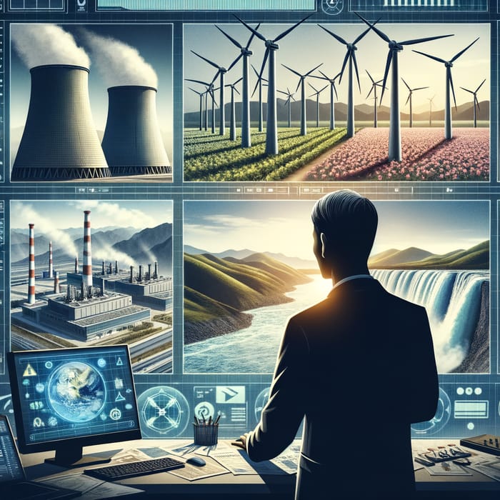 North Korea Energy: Nuclear, Wind & Hydro | AI Art Generator | Easy ...