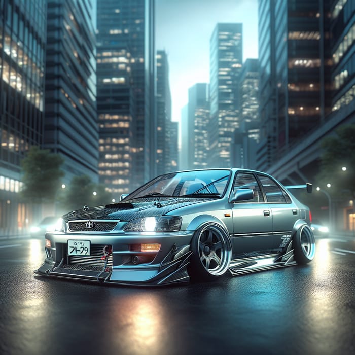 Cool JDM Toyota Corolla AE100 Tuning | Street Racing Style | AI Art Generator | Easy-Peasy.AI