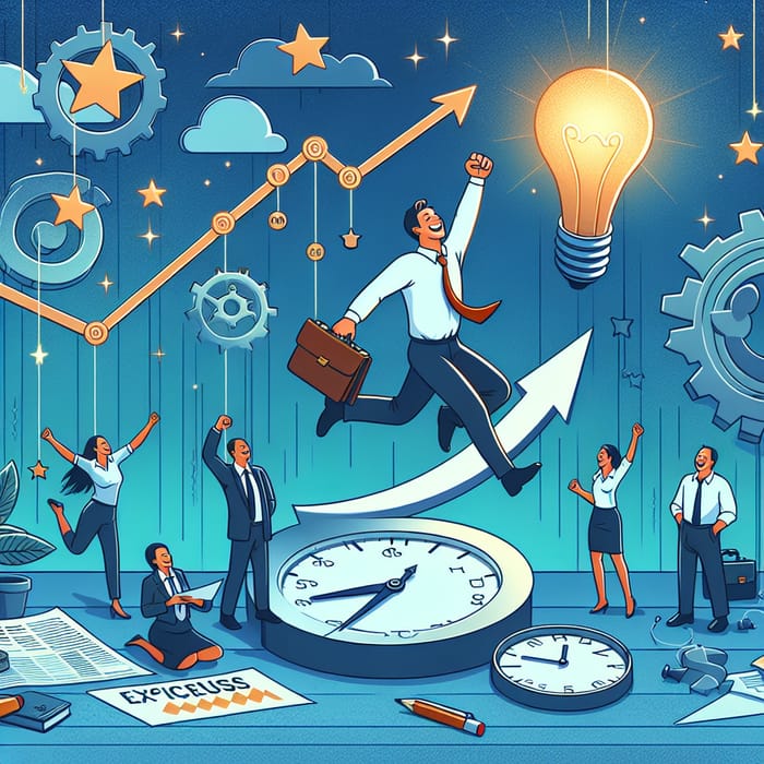 Optimistic Start: New Year's Career Success | AI Art Generator | Easy ...