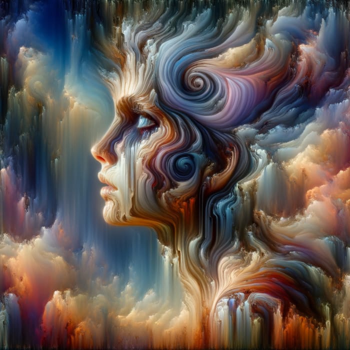 Surrealistic Female Figure: Emotional Dreamlike Artwork | AI Art ...