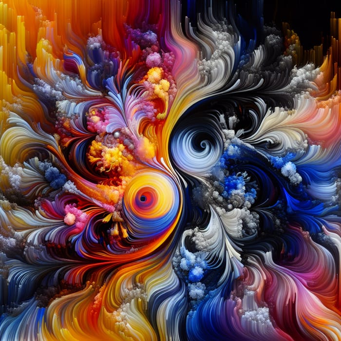 Powerful Abstract Art: Endometriosis Pain Depiction | AI Art Generator ...