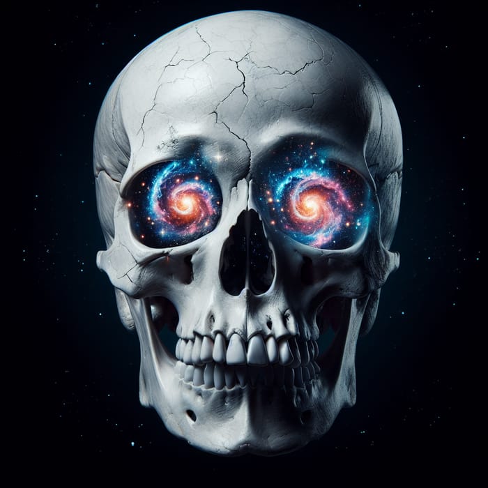 Mystical Skull: Cosmic Wonders Within | AI Art Generator | Easy-Peasy.AI