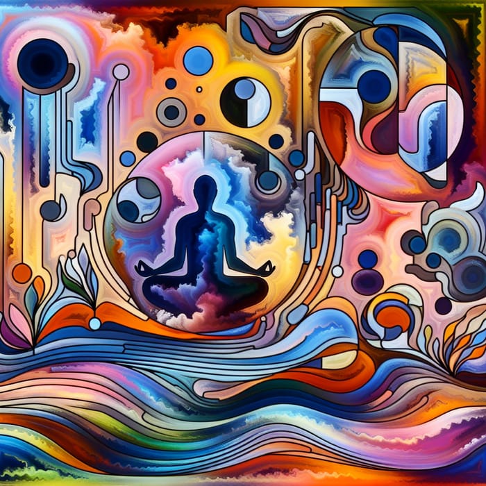 Bright Abstract Illustrations on Mental Health Recovery | AI Art ...