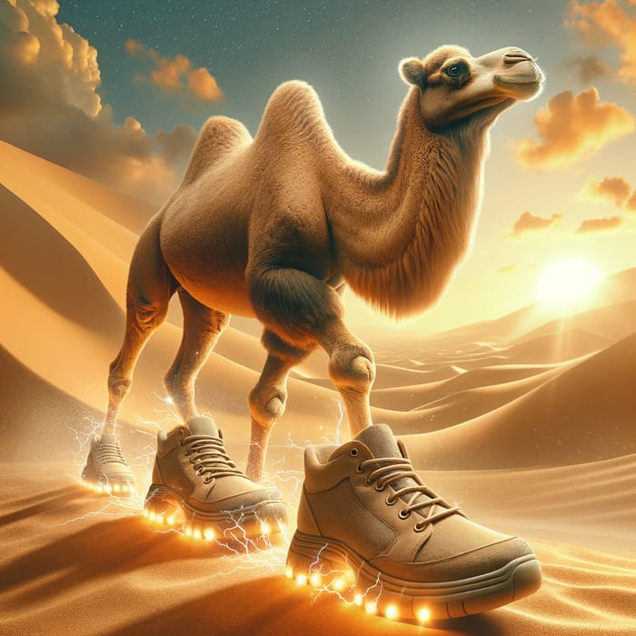 Camel-Powered Electricity: Innovative Footwear for Desert Travel | AI ...