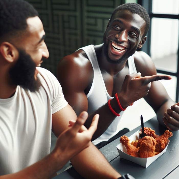Enjoying Popeyes: Caseoh and Duke Dennis Eating Together | AI Art ...