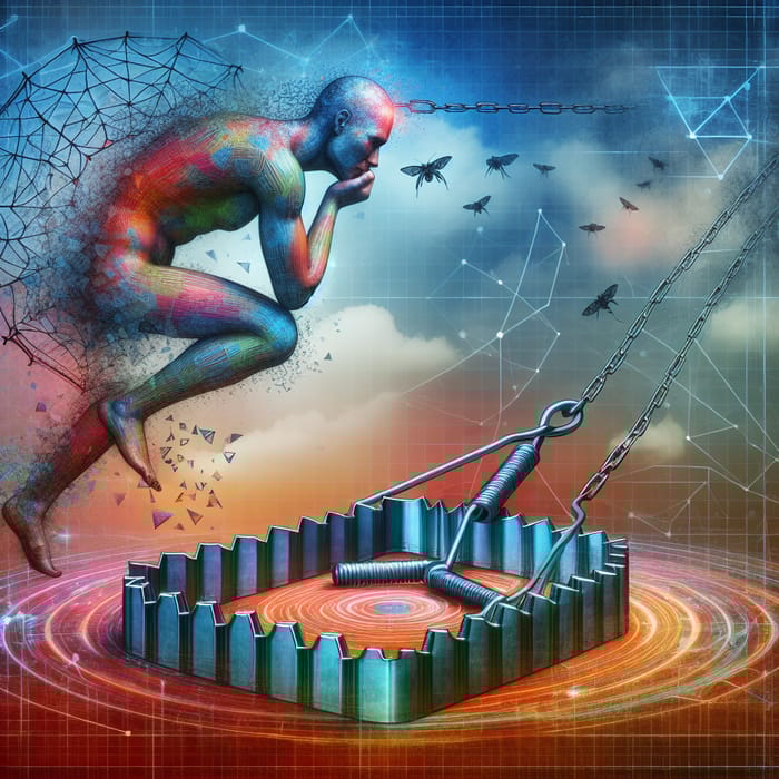 Io Trap: Abstract Visual Interpretation | AI Art Generator | Easy-Peasy.AI