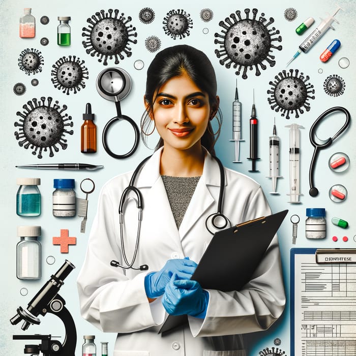 Collage of Medicine and Health Protection | AI Art Generator | Easy ...