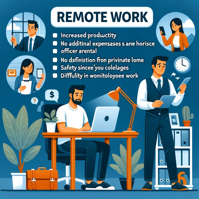 Pros and Cons of Remote Work: What You Need to Know | AI Art Generator ...