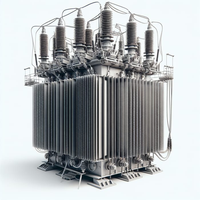 Industrial Electrical Power Transformer | AI Art Generator | Easy-Peasy.AI