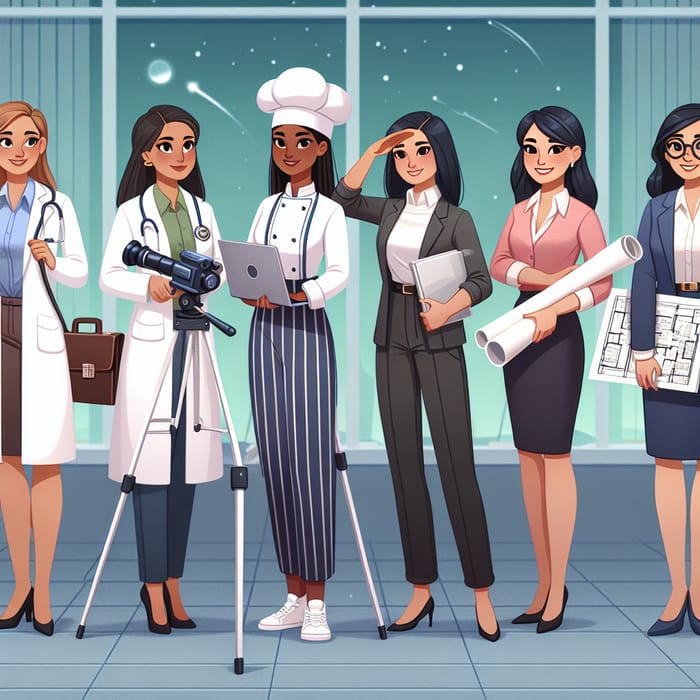 Diverse Women in Professions: A Celebration of Careers | AI Art ...