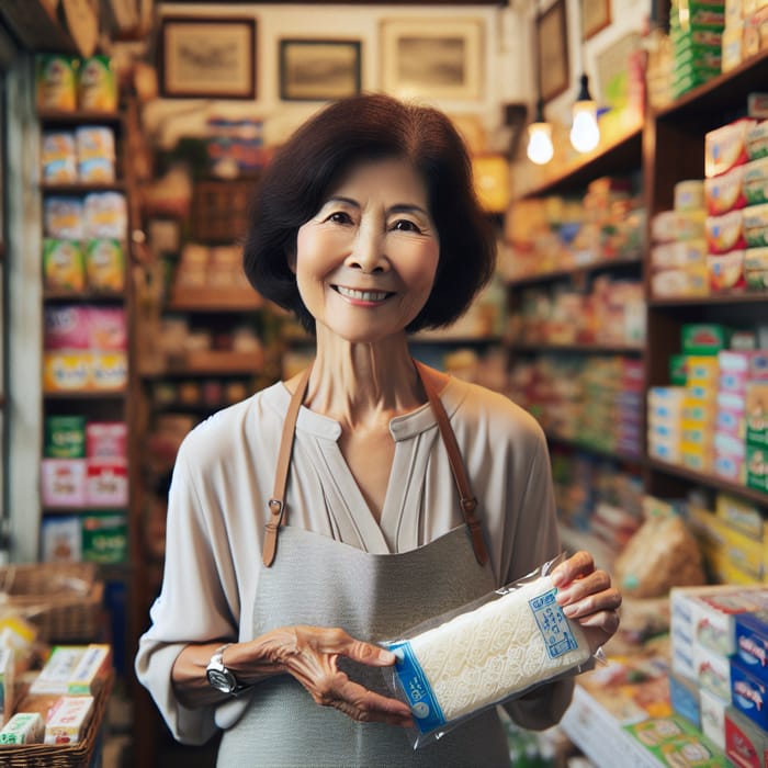 Meet Mrs. Bay: The Queen of Rice Paper | AI Art Generator | Easy-Peasy.AI