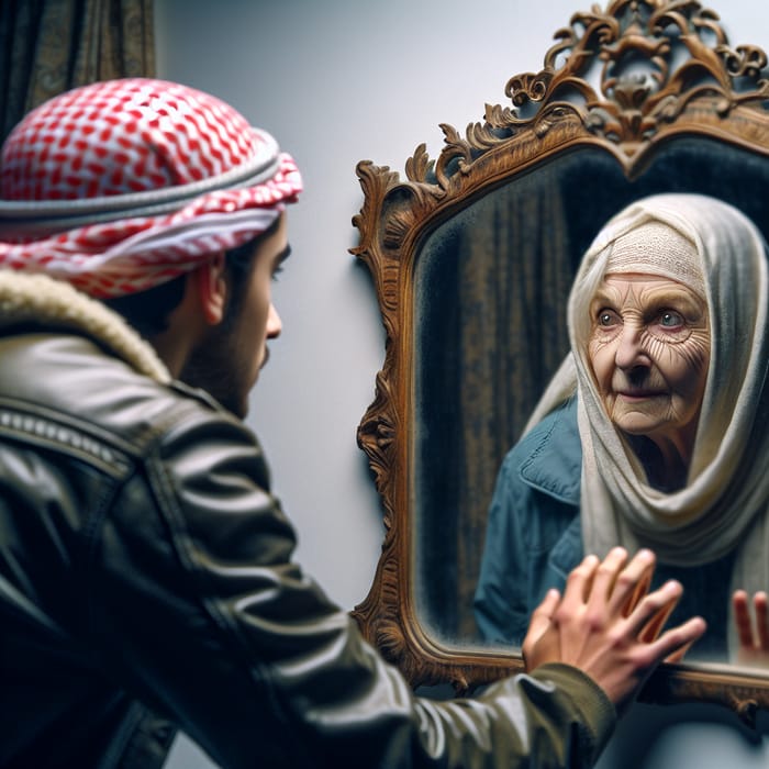 Mirrored Reflection: A Glimpse of Transformation | AI Art Generator ...