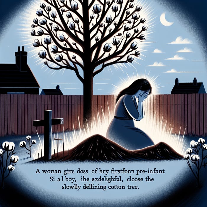 Mother Honors Lost Son by Burying Baby Clothes Near Cotton Tree | AI ...