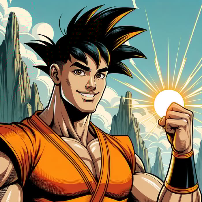 Goku: The Legendary Fighter Transcending Time | AI Art Generator | Easy ...