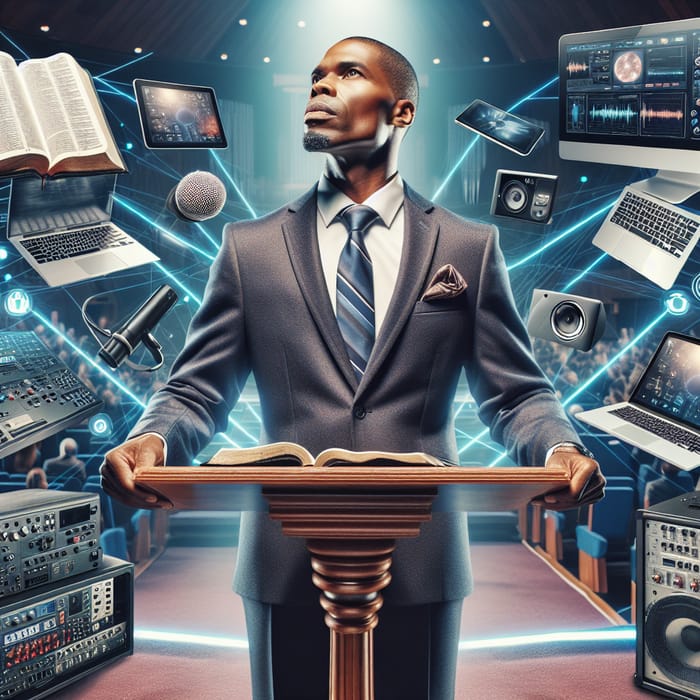 Pastor Tech Guy - Bridging Spirituality and Technology | AI Art ...
