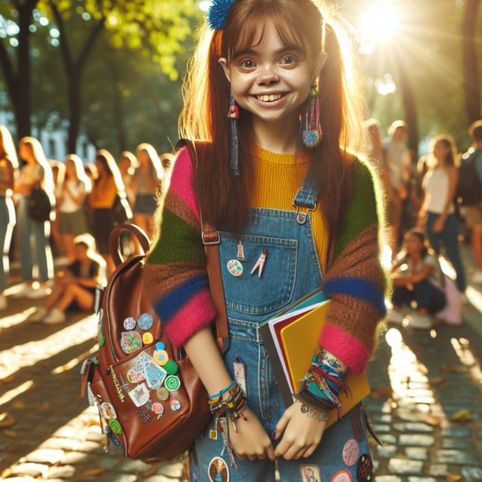 Celebrating Diversity: Inspirational Teen Embracing Unique Style in ...