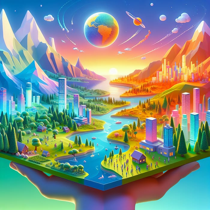 Create a Stunning 3D Imaginary World | AI Art Generator | Easy-Peasy.AI