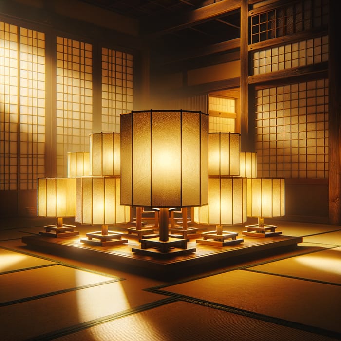 Captivating Andon Lights: Traditional Japanese Illumination | AI Art ...
