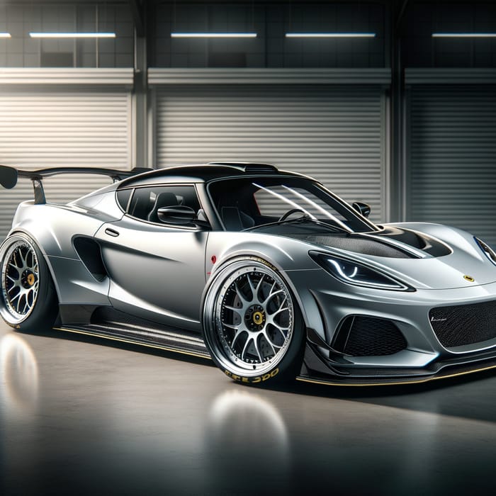 Stunning Lotus Emira with BBS LM Wheels Captured in Photo | AI Art Generator | Easy-Peasy.AI