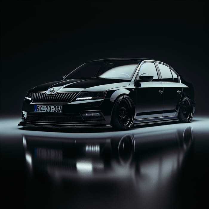 Skoda Octavia MK1 Widebody on Black Background | AI Art Generator ...