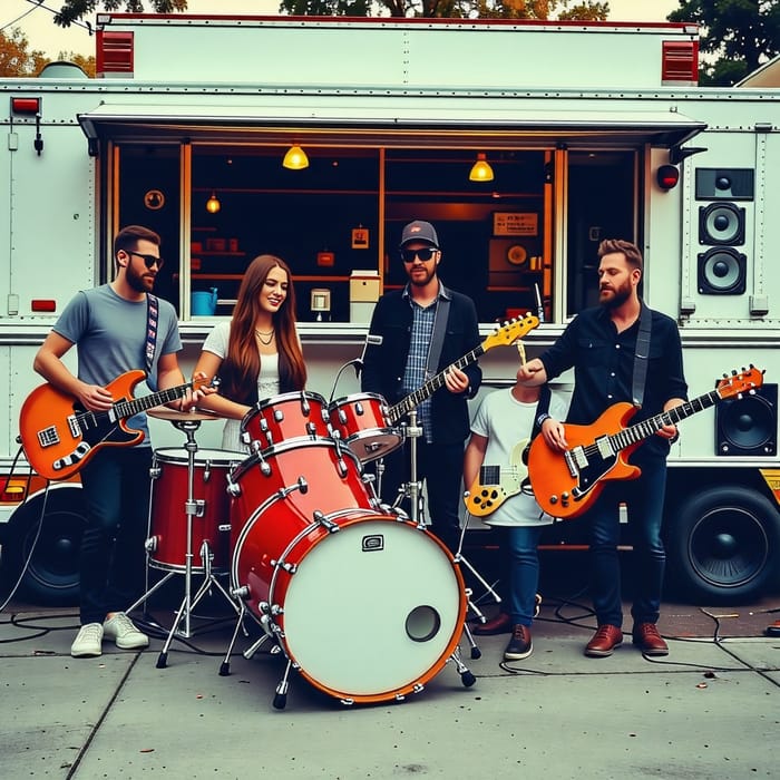 Live Music Band for Events | Food Truck Concert | Music Performance ...