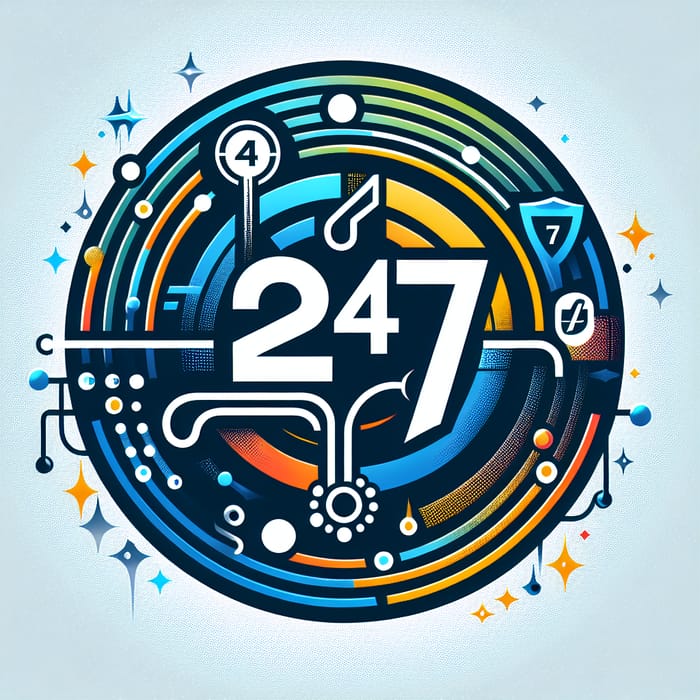 Unique Techme 24X7 Logo Design & Catchy Jingle | AI Art Generator ...