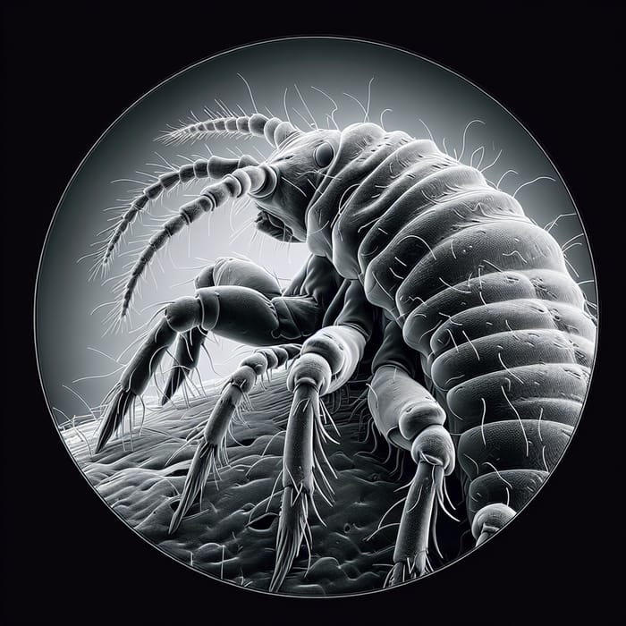 Intricate Details of Lice - High-Power Microscope Study | AI Art ...