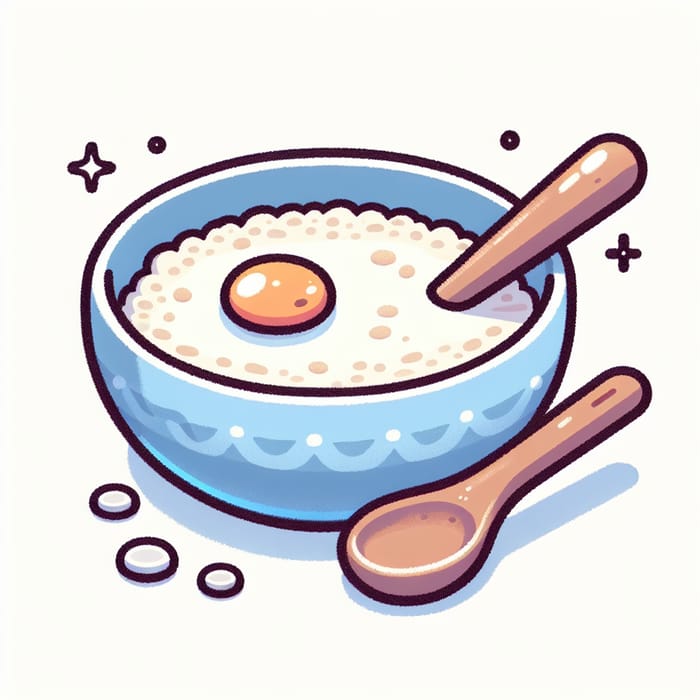 Nourishing Rice Porridge Bowl | Best Breakfast Choice | AI Art Generator | Easy-Peasy.AI