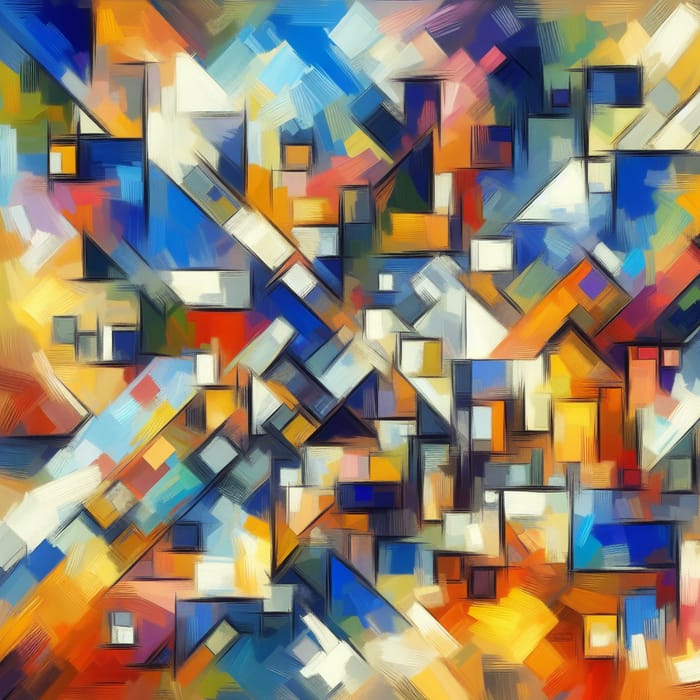 Vibrant Abstract Post-Impressionist Illustration | AI Art Generator ...