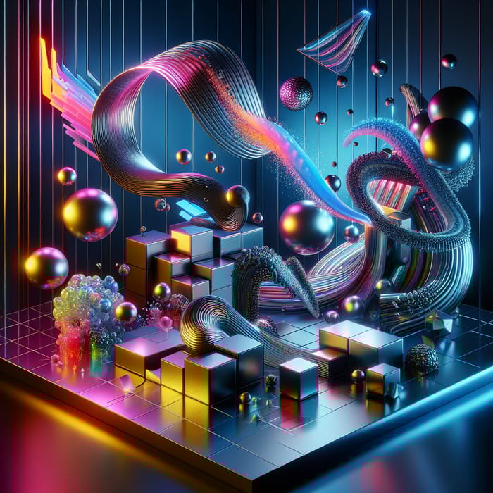 Abstract & Futuristic Visual Concept | AI Art Generator | Easy-Peasy.AI