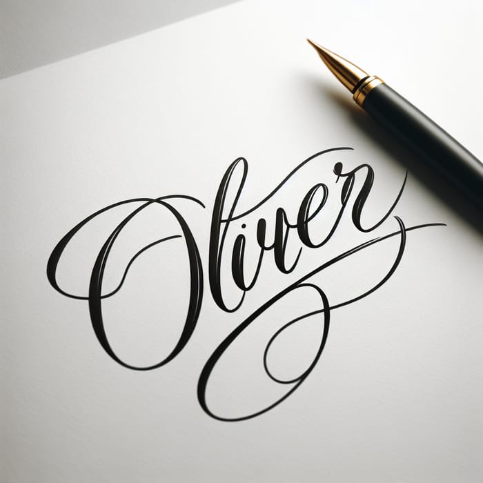 Elegant Signature by Oliver | AI Art Generator | Easy-Peasy.AI