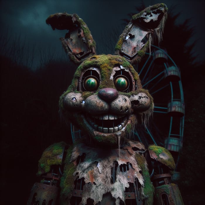 Springtrap: The Eerie Animatronic Rabbit | AI Art Generator | Easy-Peasy.AI