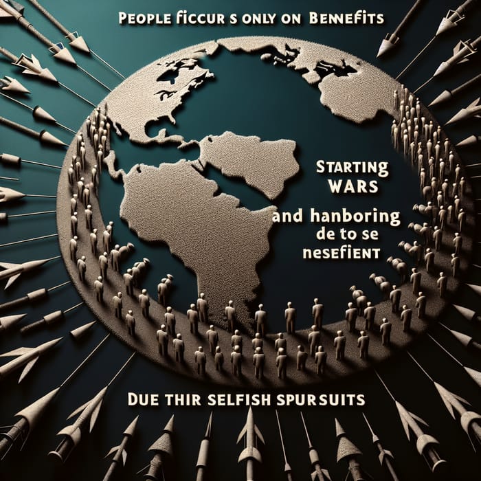 The Impact of Greed on Conflict and Hostility | AI Art Generator | Easy ...