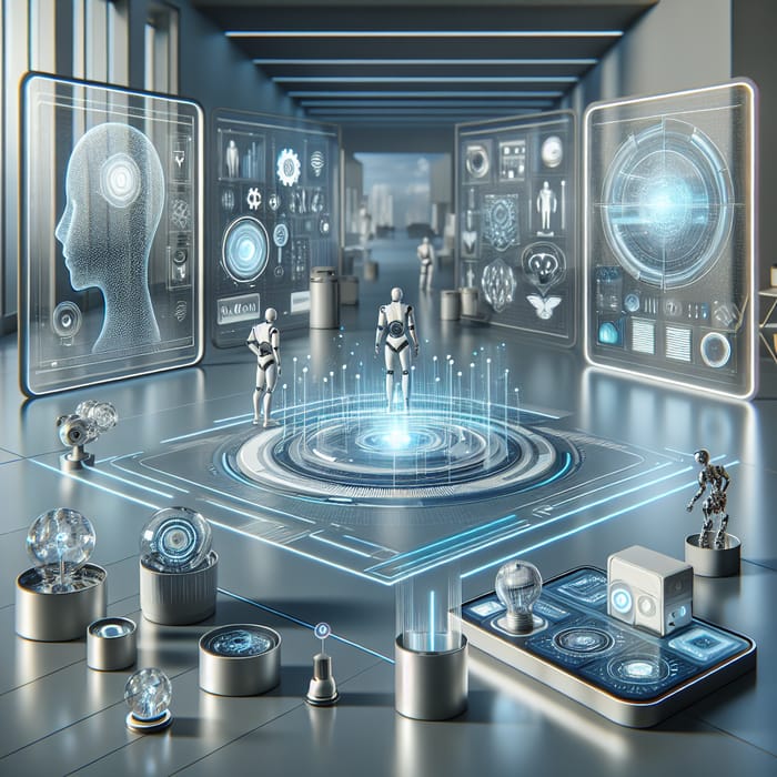 Futuristic Artificial Intelligence Design | AI Art Generator | Easy ...