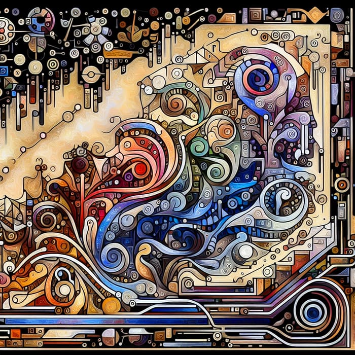 Indonesian Language Development Abstract Visual | AI Art Generator ...