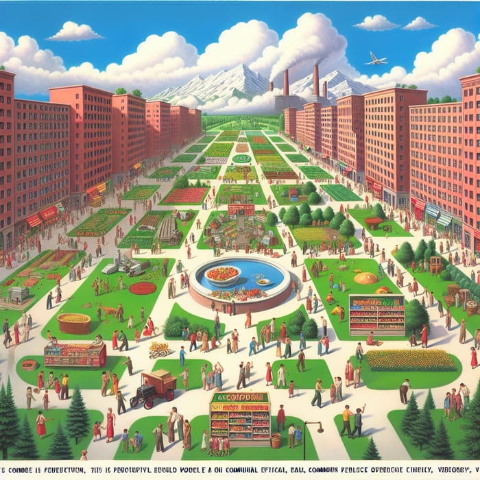 Vision of a Perfect Communist World: Utopian Harmony & Equality | AI ...