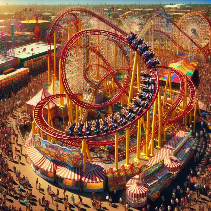 Thrilling Roller Coaster Adventures at Amusement Parks | AI Art ...