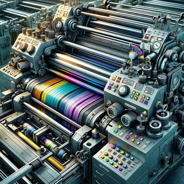 High-Quality Offset Printing Machine | AI Art Generator | Easy-Peasy.AI