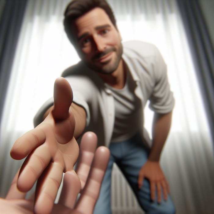 Emotional Goodbye Between Friends | Farewell Scene | AI Art Generator ...